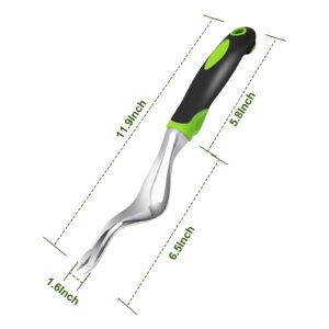 Kulemax Hand Weeder Tool, Weed Puller Tool for Garden, Weeding Digger Tools with Ergonomic Handle for Weed Removal and Farmland Transplantation