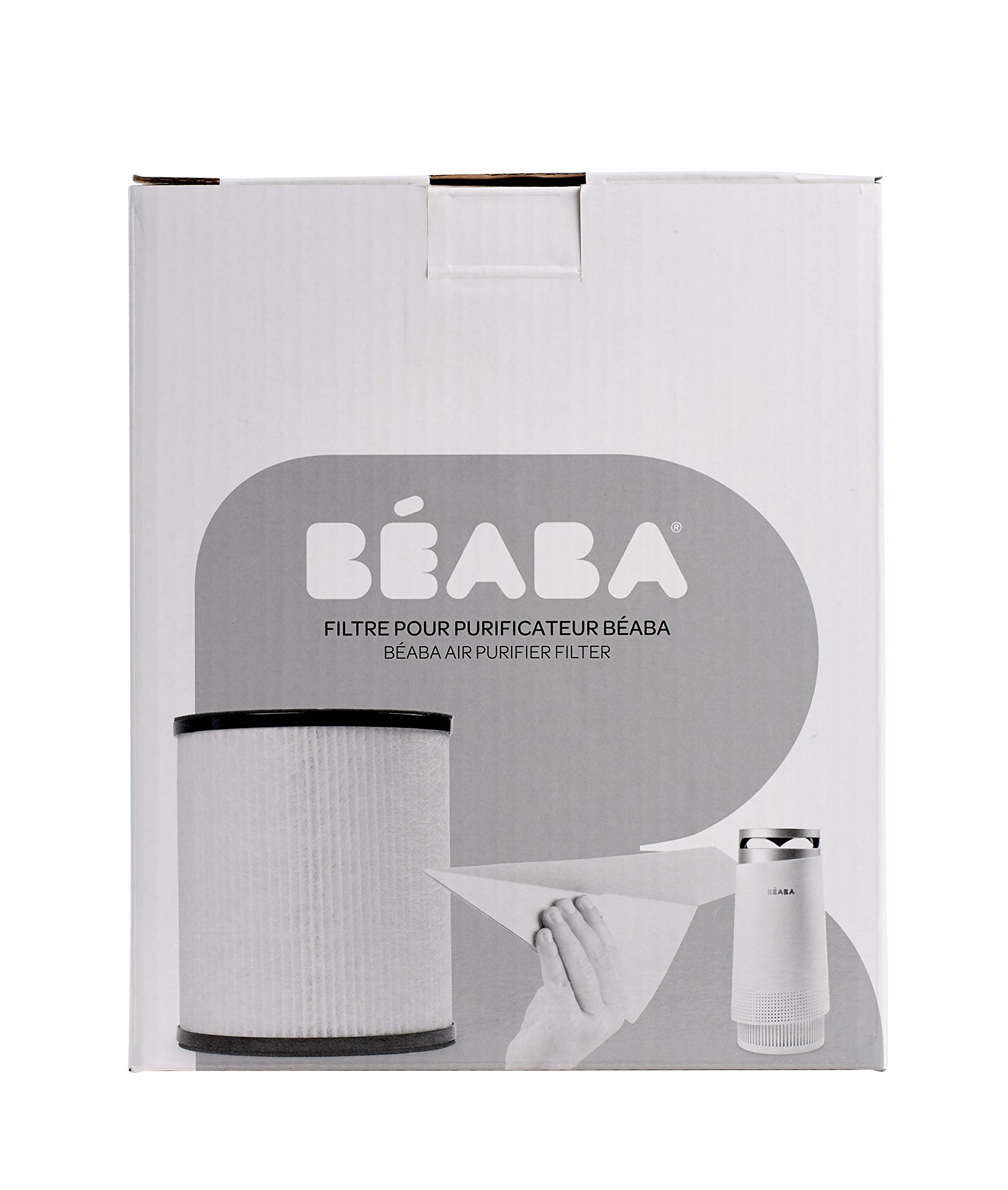 BEABA Air Purifier Filter Replacement, 4 Step Filtration System Pre-Filter, TRUE HEPA Filter, Carbon Filter, Removes VOCs, Odor, Dust, Mold and Dander