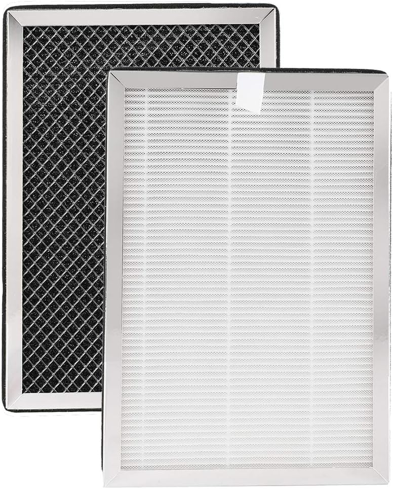 Replacement Filters 2 Pack,3-in-1 Filters Compatible with 25 Air Purifier Series Filter S1/W1/B1, H13 True HEPA and Activated Carbon Filters