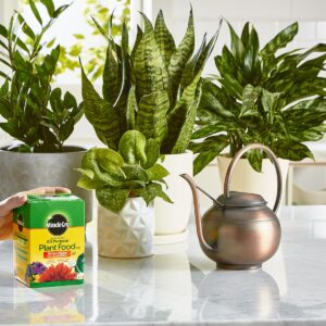 Miracle-Gro Water Soluble All Purpose and Shake 'N Feed Plant Food Bundle: Feeds Flowers, Vegetables, Trees, and Houseplants