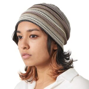 charm men summer beanie knit - women hipster slouchy hat boho street crochet fashion cap beige