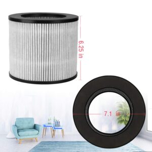 KEYJINIU 2 PACK 2801 Replacement Filter Compatible with Bissell 2801, 2780, 2780A, 2780B, 2780P, 27809 Hight Efficiency and Carbon Filter MyAir Personal 2801 Filter