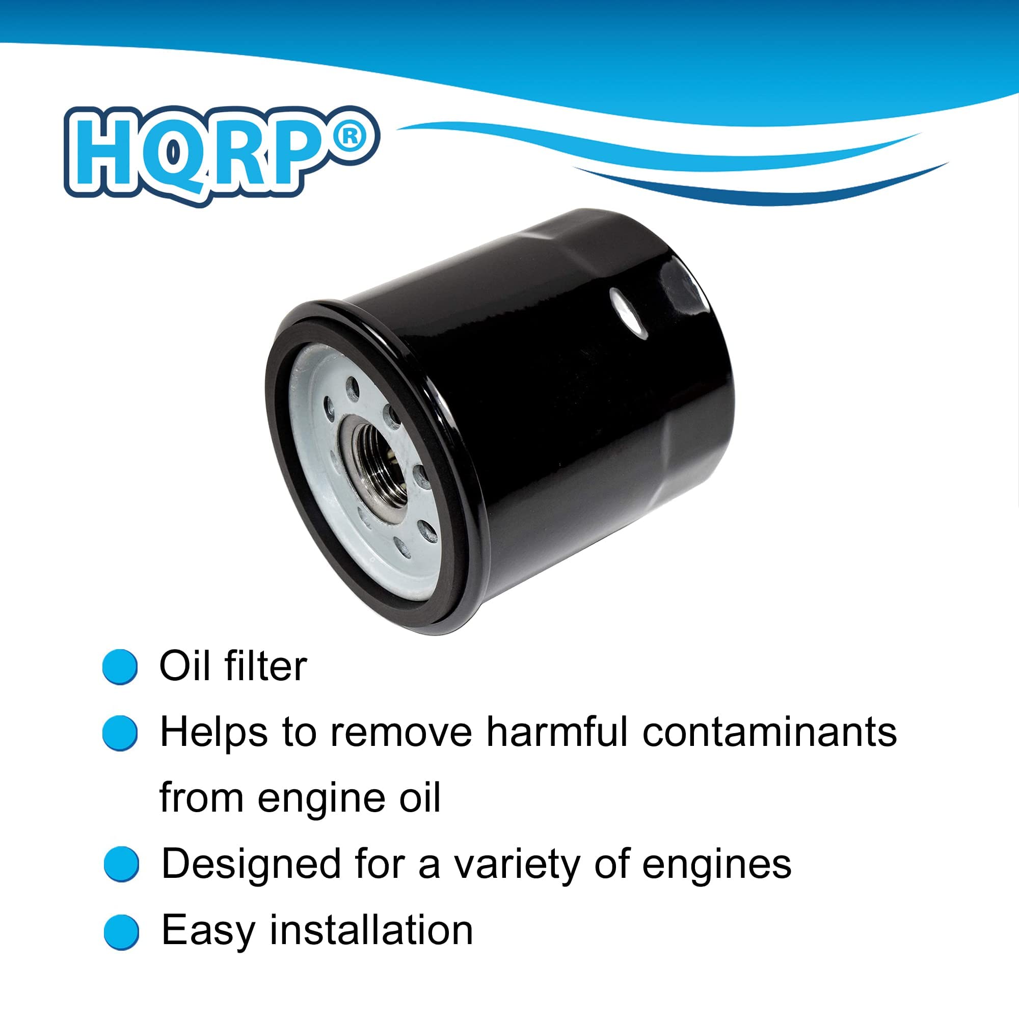 HQRP Oil Filter compatible with Toro 20057 (2005-2006) Lawn Mowers, part 692513 Replacement