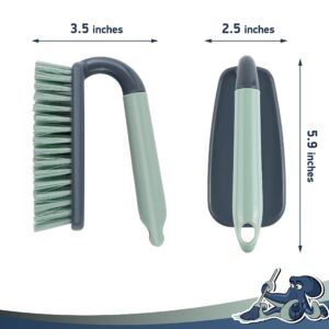 Scrub Brush | Shower Cleaning Brush | Comfort Grip & Stiff Flexible Bristles | Ideal for Cleaning Bathroom, Shower, Kitchen, Sink | Bristle Brush for Household Use, 1 Pack