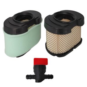 hruired 2pcs 792105 276890 air filter pre filter for bs 407777 40g777 445667 445877 engine jd la165 d160 d170 z245 miu11515 gy21057 lawn mower 4163206 4163205 21544700