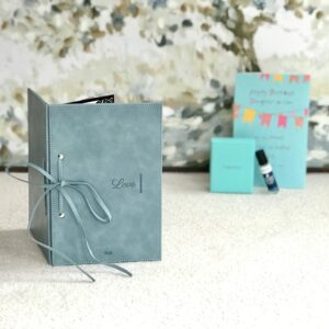 SIMPLY RSB Greeting Card Organizer Kit, Premium Vegan Leather, Transform Your Greeting Cards into a Forever Greeting Card Binder, Greeting Card Book, Greeting Card Holder and Greeting Card Keeper