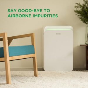 AprilAire AP09550V Virus+Allergy+Pet True HEPA Room Air Purifier, 4-Stage Filtration, Captures Viruses, Bacteria, Allergens, Pet Hair & Dander, Ozone Free, 495 sq. ft. Rooms