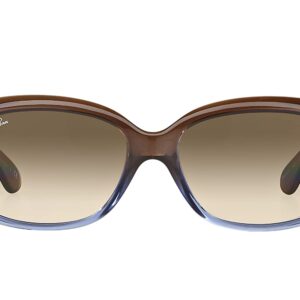 Ray-Ban RB4101 Jackie Ohh Sunglasses + Vision Group Accessories Bundle, womens (Brown Gradient Lilac/Light Brown Gradient Brown (860/51)