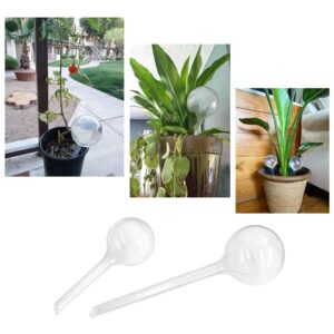 Irrmshr 10 Pack Clear Plant Watering Globes,Plastic Self Watering Bulbs for Indoor Plants,Garden Water Device Automatic Plant Waterer Indoor Outdoor