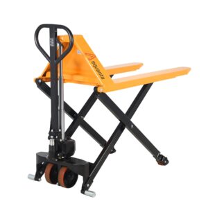 Aequanta High Lift Hand Pallet Jack Scissor Manual Truck 2200lbs Capacity 45" Lx27 W Fork Size Suitable for Open Bottom Pallet