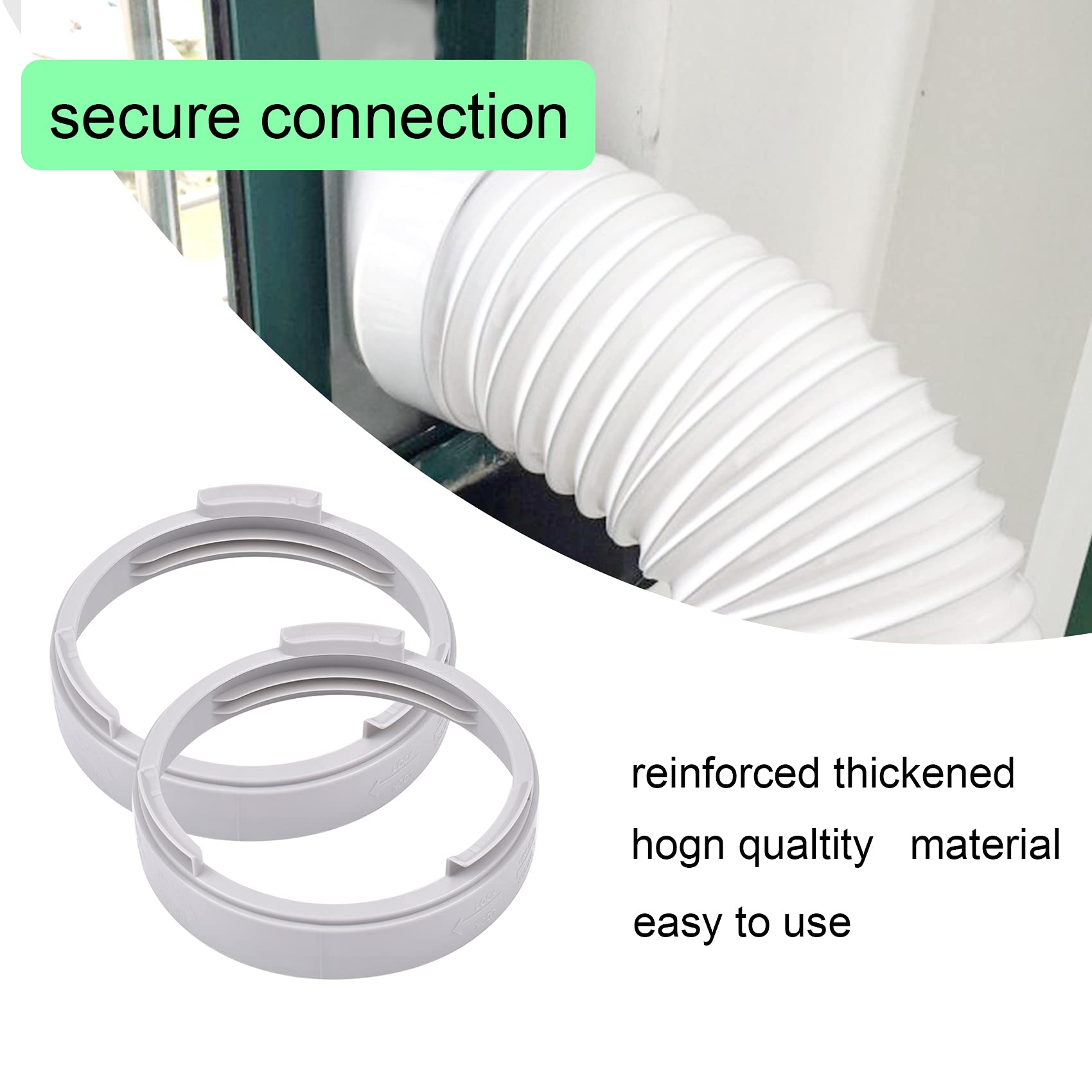 5.9 inch/6 inch Portable Air Conditioner Exhaust Hose Coupler Window Adapter A/C Unit Tube Connector Mobile air Conditioning Accessories