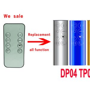 Remote Control for Dyson DP04 TP04 969154-01 969154-04 Pure Cool Air Purifier Desk Fan