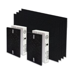 pureburg replacement true hepa filter kit compatible with honeywell insight hpa5200b hpa5250 air purifiers & powerplus hpa3200, hrf-r2(filter r) hrfsc1(filter s) hrf-a200(filter a) hrf-arvp200