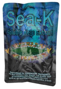 organic sea-k for plants seaweed and kelp fertilizer supplement concentrated extract powder nutrient