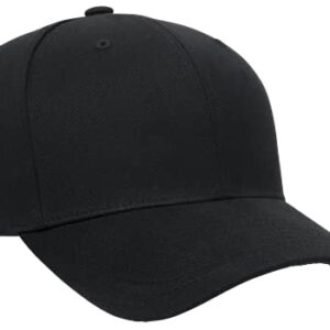 Yupoong YP Classics Retro Snapback Cap, Black, OSFA