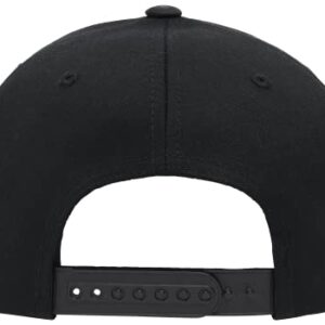 Yupoong YP Classics Retro Snapback Cap, Black, OSFA