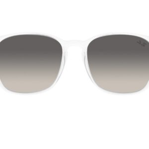 Ray-Ban RB4387 Square Sunglasses, Transparent/Grey Gradient, 56 mm