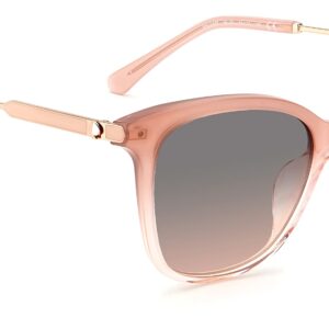 Kate Spade New York Women's Dalila/S Round Sunglasses, Pink/Gray Shaded Pink, 54mm, 17mm