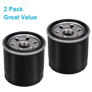 HEYZLASS 2 Pack 136-7848 Oil Filter for Toro V-Twin Engine Timecutter Zero Turn Mower, Perfect Replace 127-9222 120-4276 Oil Filter