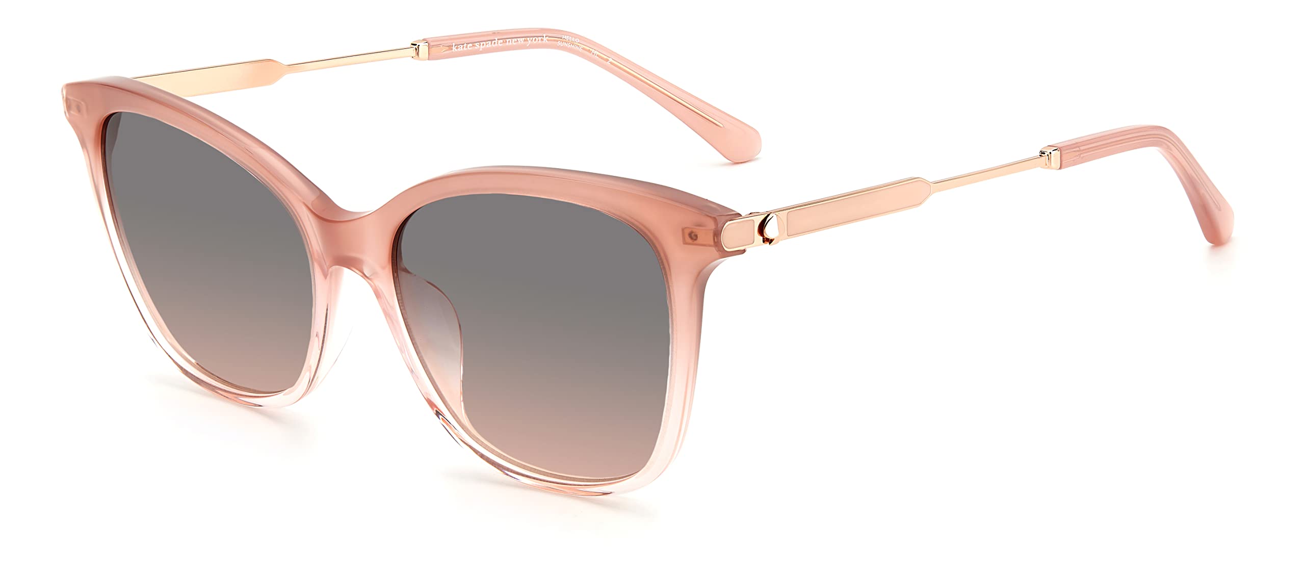 Kate Spade New York Women's Dalila/S Round Sunglasses, Pink/Gray Shaded Pink, 54mm, 17mm