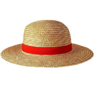 maedack luffy straw hat multifunctional anime cartoon character sunscreen straw hat cosplay sun hat for adults