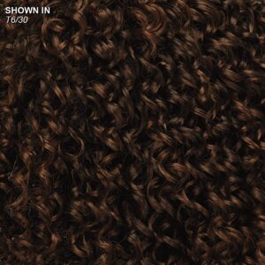 Especially Yours Curly Headband Wig Shoulder-Length Layers of Natural Spiral Curls with Full, Bouncy Volume, Comfy Stretch Band/Runway Shades of Black and Brown