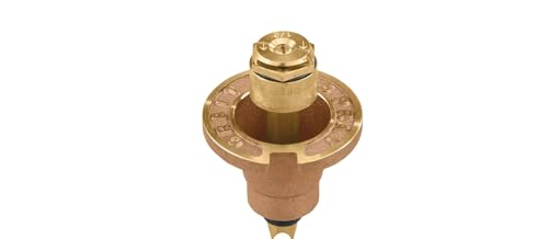 5-Pack Orbit 54071 Brass Pop-Up Flush Head Sprinkler with Half Pattern Spray Nozzle - Brass Pop-Up Sprinklers for Half Pattern Spray