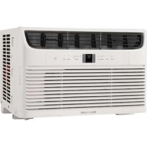 Frigidaire FFRA062WAE Window-Mounted Room Air Conditioner, 6,000 BTU with Multi-Speed Fan, Sleep Mode, Programmable Timer, in White