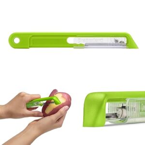 dreamfarm sharple self-sharpening vegetable & food vertical speed-peeler - green