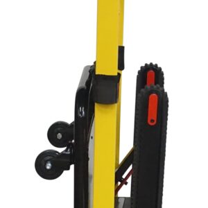 Voltstair Hercules Motorized Battery Stair Climbing Hand Truck Portable Dolly for Moving, Transporting, Lifting - Straps, Electronic Brake, Speed Control | Home, Office, Industrial Use, 500lb Lift Cap