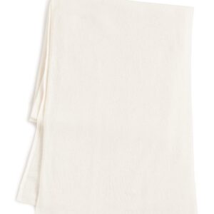 White + Warren Women's Cashmere Travel Wrap Scarf, Soft White, One Size