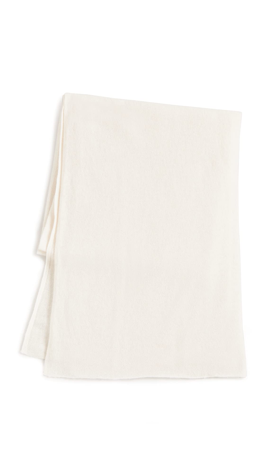 White + Warren Women's Cashmere Travel Wrap Scarf, Soft White, One Size