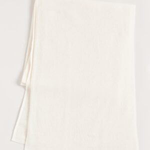 White + Warren Women's Cashmere Travel Wrap Scarf, Soft White, One Size