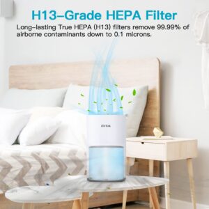 AIRTOK Air Purifier AP1001 Replacement Filter, 5-Layer Purification System, H13 True HEPA Filter