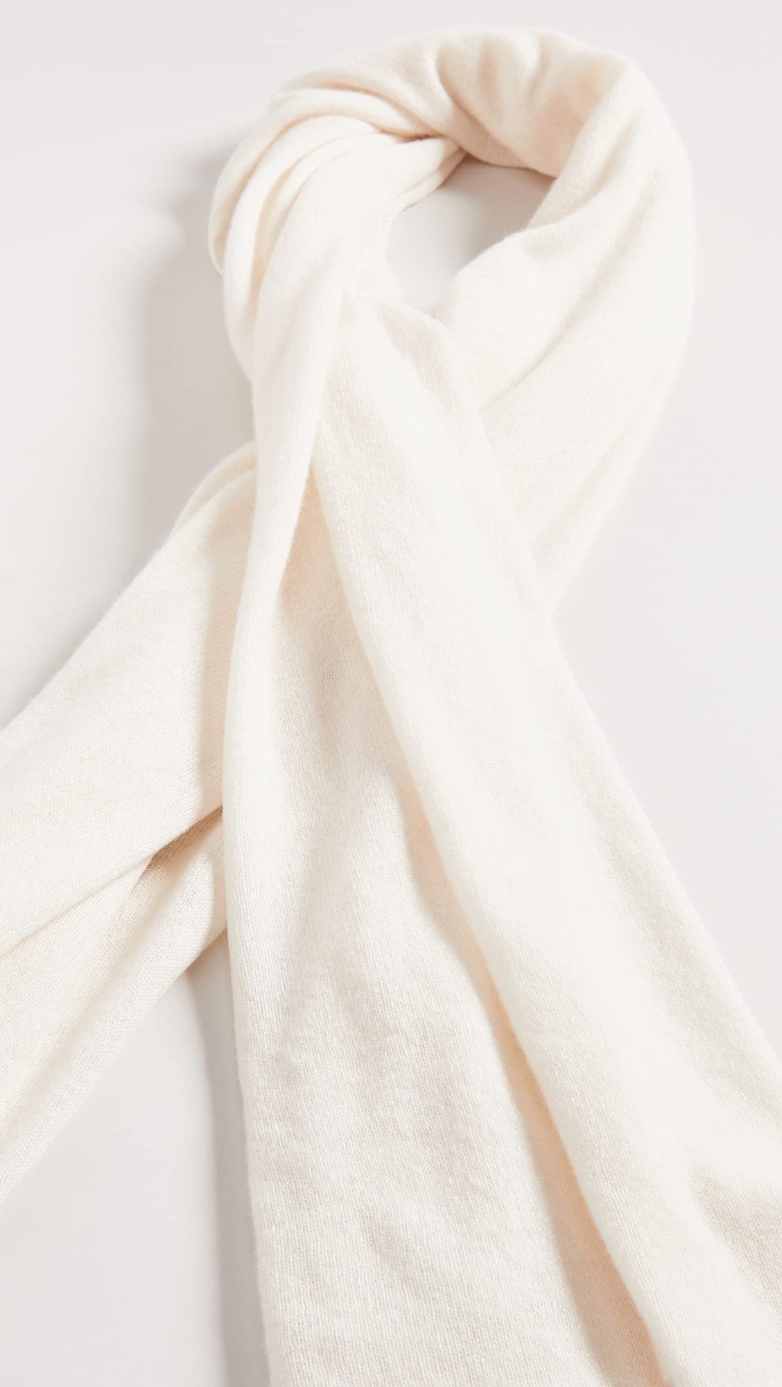 White + Warren Women's Cashmere Travel Wrap Scarf, Soft White, One Size