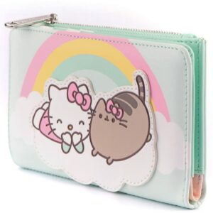 Loungefly X Pusheen Hello Kitty Cloud Lounging Flap Wallet - Fashion Kawaii Cute Wallets