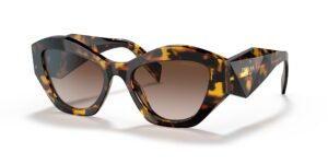 prada pr 07ys honey havana/brown gradient one size