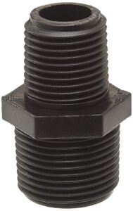 5 pack - orbit 1/2" to 3/4" sprinkler riser adapter converts .50" irrigation pipe to .75"