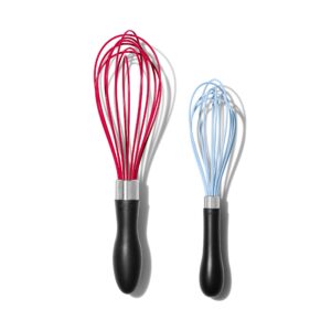 oxo good grips 2-piece silicone whisk set