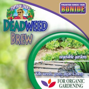 Bonide Captain Jack's Deadweed Brew, 128 oz Ready-to-Use, Controls All Types of Weeds and Grasses, For Organic Gardening