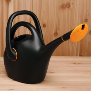 Bloem Watering Can Easy Pour 2.6 Gallon (333 Fl Oz) Black