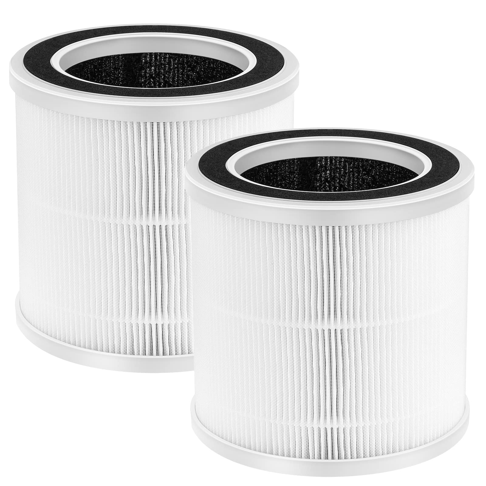 2 Pack True HEPA Replacement Filters ONLY Compatible with Proton Pure Air Purifier, 3-Step Filtration System, H13 True HEPA Filter, NOT for Any Other Models