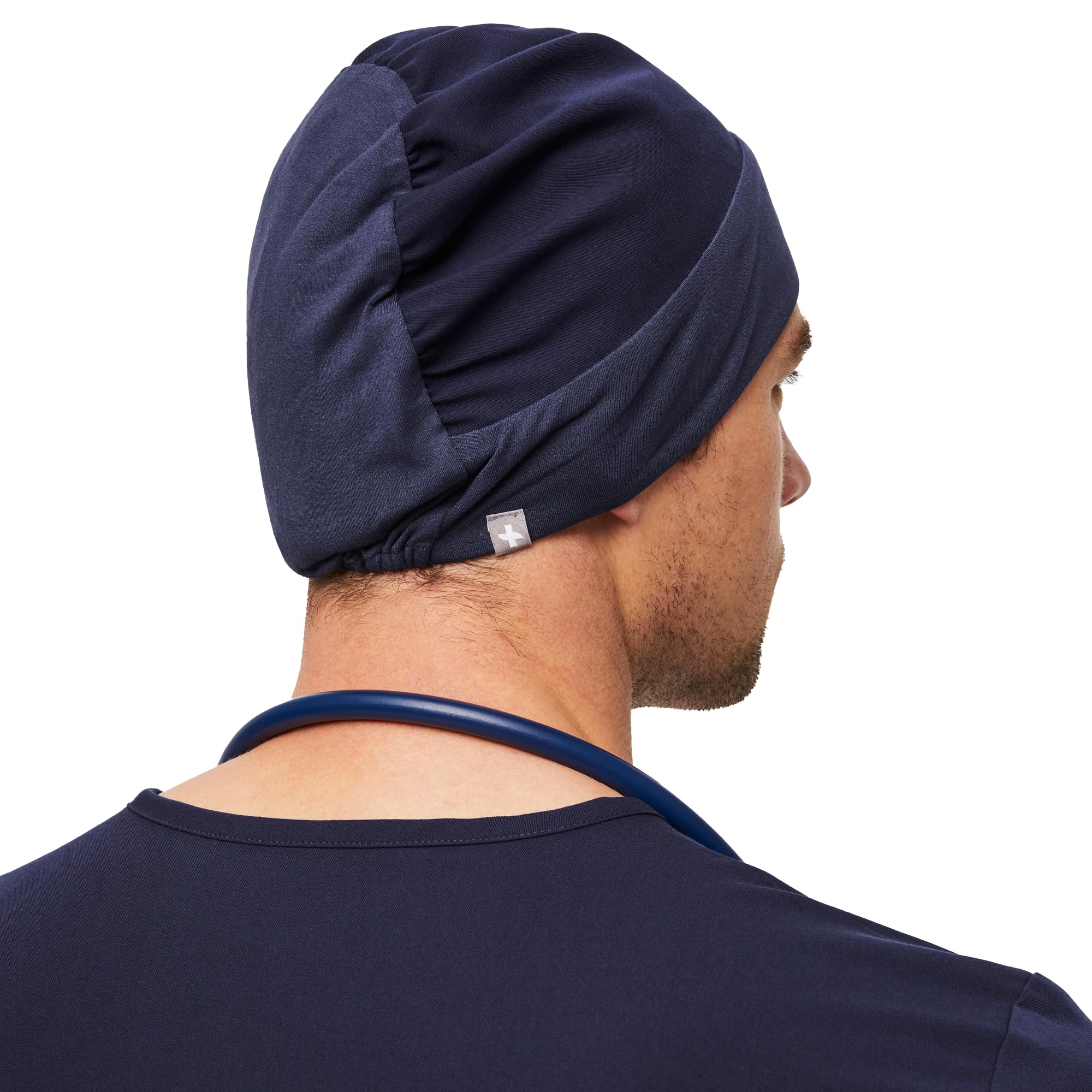 FIGS Modern Expandable Unisex Scrub Cap for Women and Men - Navy, One Size