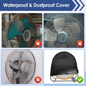 Industrial Heavy Duty Outdoor Floor Fan Waterproof Dustproof Cover