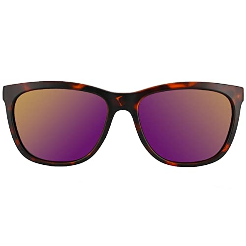 TYR Women's Carolita Lifestyle Sunglasses Polarized Cat Eye, Purple/Tortoise, One Size