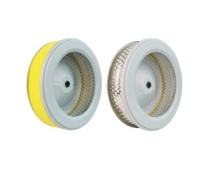 kvjicdo gx690 air filter compatible with hnoda gx630 gx660 engine rep 17210-z6l-010 (2 pack)