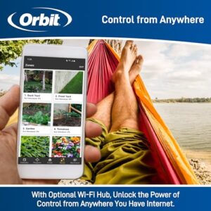 Orbit 24516 B-hyve XD 1-Port Smart Hose Watering Timer with Wi-Fi Hub