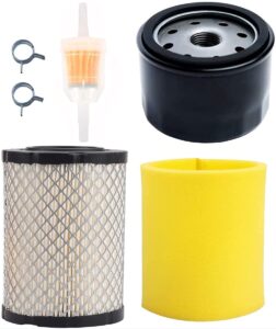 air filter oil filter tune up kit for poulan pro pb185a42 pp20va46 pp155h42 riding tractor 42" 46" deck w/ 17.5hp 18.5hp 19.5hp 20hp 21hp b&s engine