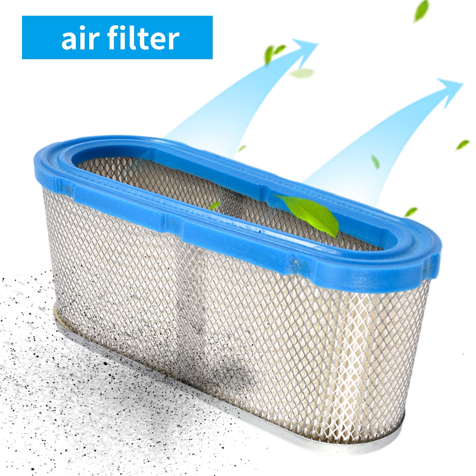 HIFROM 36356 36357 Air Filter Pre Filter Cleaner with Spark Plug Replacement for Tecumseh OHV110 OHV115 OHV120 OHV125 OHV130 OHV140 OHV150 OHV155 OHV165 OHV175 Lawn Mower Tune Up Kit