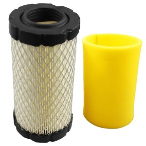 793569 793685 air filter for b&s john deere e110 d120 la125 gy21055 miu11511 craftsman yt(s)3000 husqvarna 591334 bad boy 063-4026-00 18.5hp-21hp enginees lawn mower tractor filter